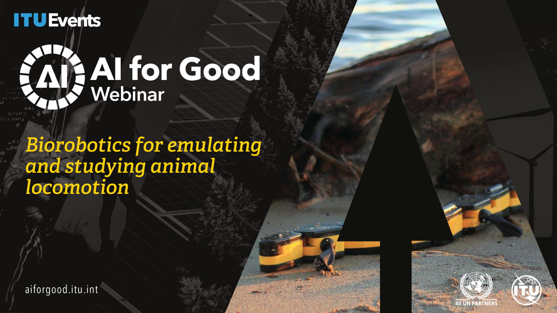 Biorobotics for emulating and studying animal locomotion - AI for Good