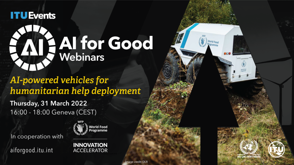 AI-powered vehicles for humanitarian help deployment - AI for Good
