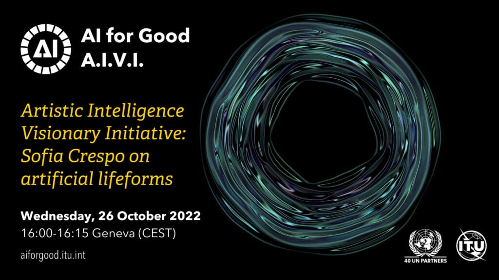 Sofia Crespo - Artificial Lifeforms - AI for Good