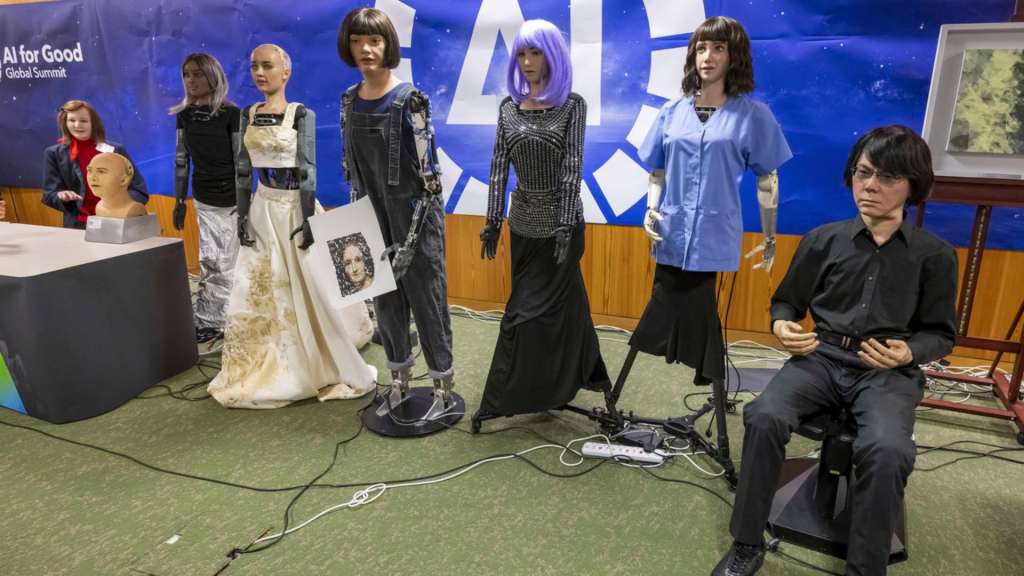 The rise of the Terminators? AI robots claim they could run Earth better than 'clouded' humans ...