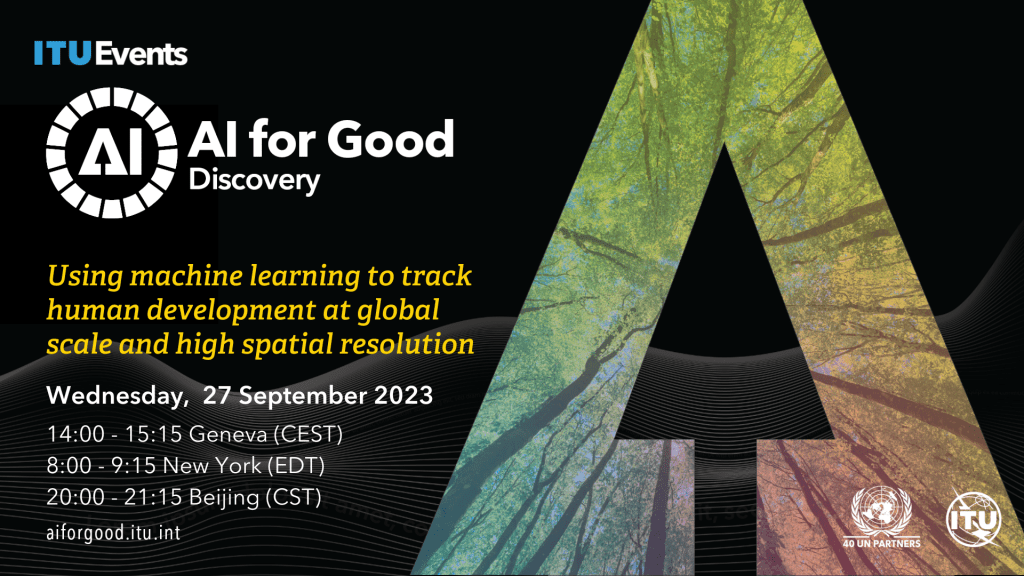 Using machine learning to track human development at global scale and ...