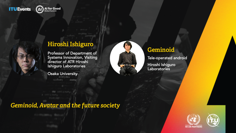 (Replay) Geminoid, Avatar and the future society - AI for Good