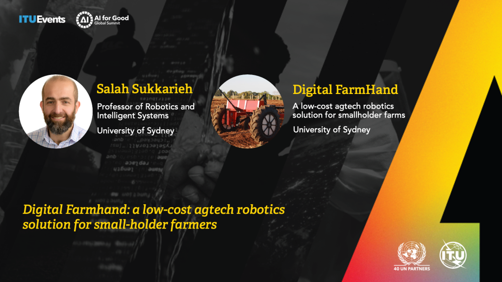 (Replay) Digital Farmhand: a low-cost agtech robotics solution for small-holder farmers - AI for ...