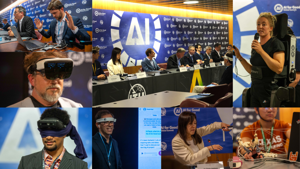 Brain Machine Interface Press Conference at AI for Good Global Summit ...