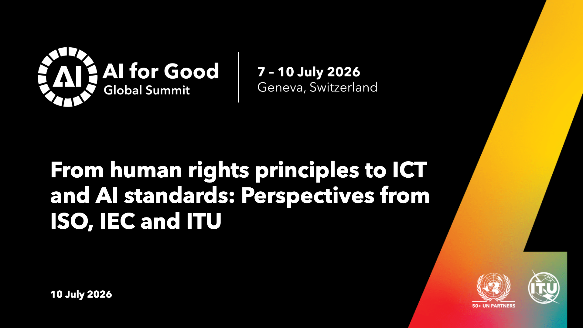 From human rights principles to ICT and AI standards: Perspectives from ...